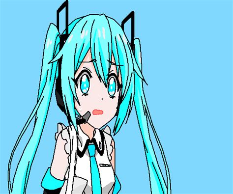 Pixilart Hatsune Miku Base By Mika Mi Pixilart Hatsune Miku Base By Mika Mi