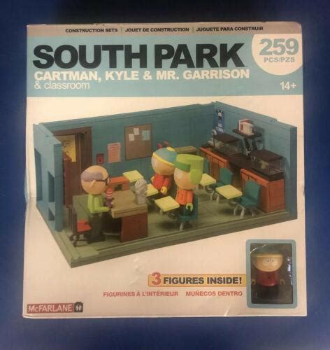 Mcfarlane South Park Cartman Kyle Mr Garrison Figures Classroom