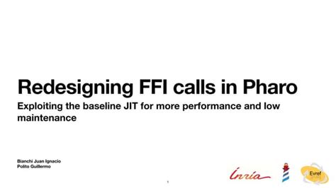 Redesigning Ffi Calls In Pharo Exploiting The Baseline Jit For More
