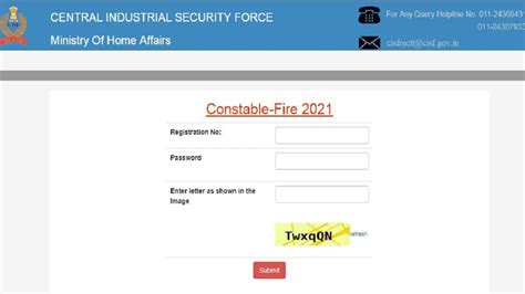 Cisf Fireman Admit Card 2022 Today Check Constable
