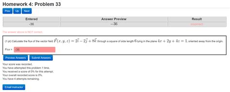 Solved Calculate The Flux Of The Vector Field F X Y Z Chegg