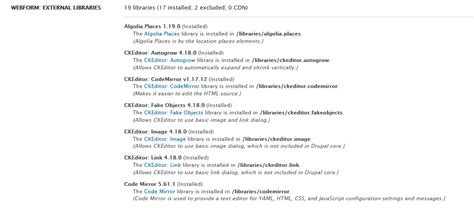 Trouble Removing Libraries For Ckeditor 4 3329622