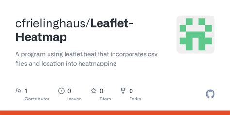 GitHub Cfrielinghaus Leaflet Heatmap A Program Using Leaflet Heat