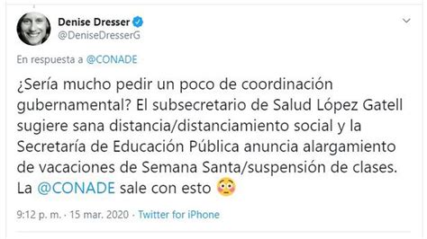 La Conade cometió error y publica que el coronavirus no es una emergencia Infobae