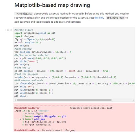 [joss] modulenotfounderror no module named plot map in example 1