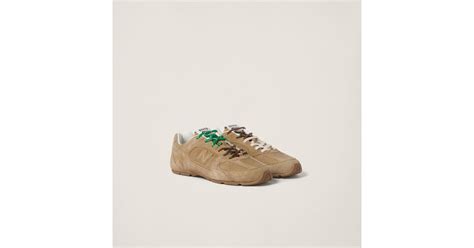 Miu Miu New Balance X Miu Miu 530 Sl Suede Sneakers Lyst