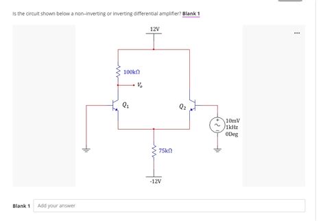 Solved Is The Circuit Shown Below A Non Inverting Or Chegg