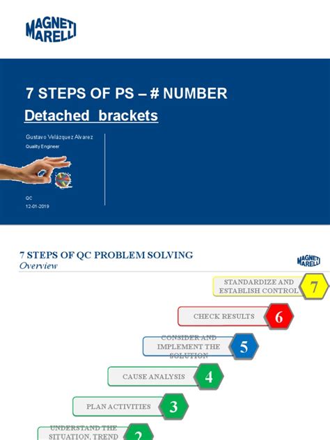 7 Steps Of Qc Problem Solving Detached Brackets Rev 06 Pdf
