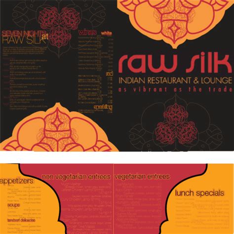 Menu Design For Indian Restaurant Stationery Contest