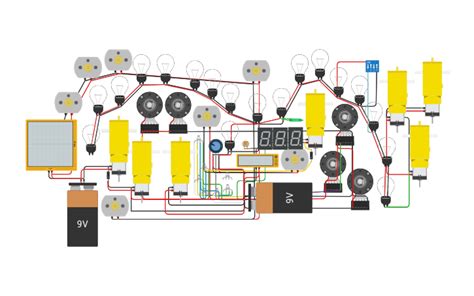 Circuit Design Messy Tangle Of Wires Tinkercad