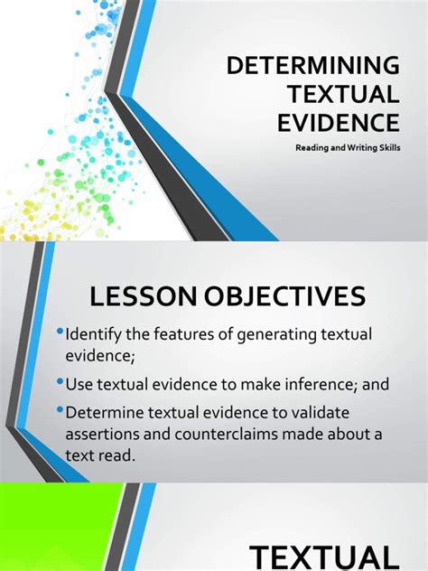 Determining Textual Evidence Download Free Pdf Evidence Argument