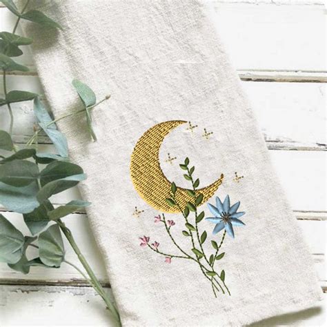 Wildflower And Moon 1557 Embroidery Village