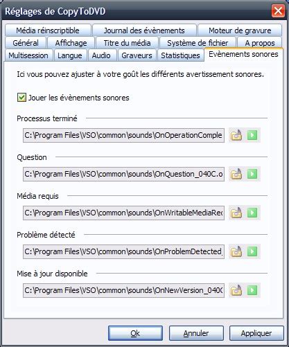 Gravure News gravure CD DVD avec CopyToDVD Page 2 Bien paramétrer