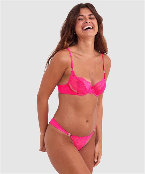 Bras N Things Inez Underwire Balconette Pink 01409301