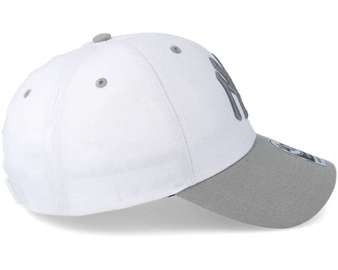 New York Yankees Audible Two Tone White Adjustable 47 Brand Caps