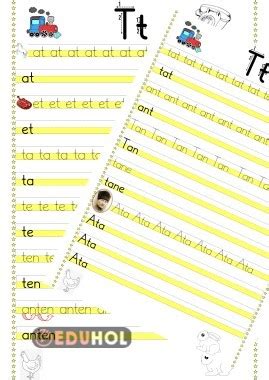 T Sesi Çalışması Hece Kelime Eduhol Etkinlik İndir Oyun Oyna