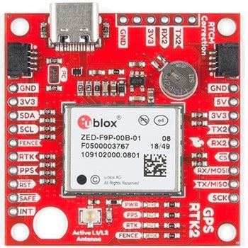 GPS 15136 SparkFun GPS RTK2 Board ZED F9P Qwiic 1個 SPARKFUN 通販モノタロウ