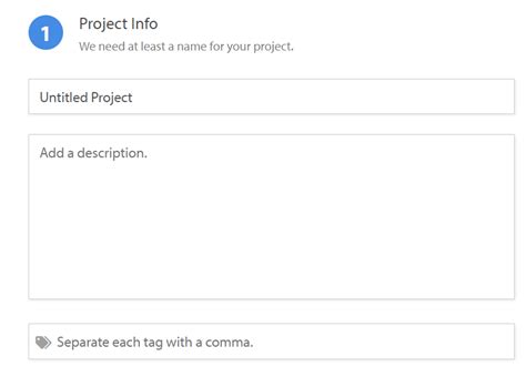 Create New Project Legacy View Syncwords Support