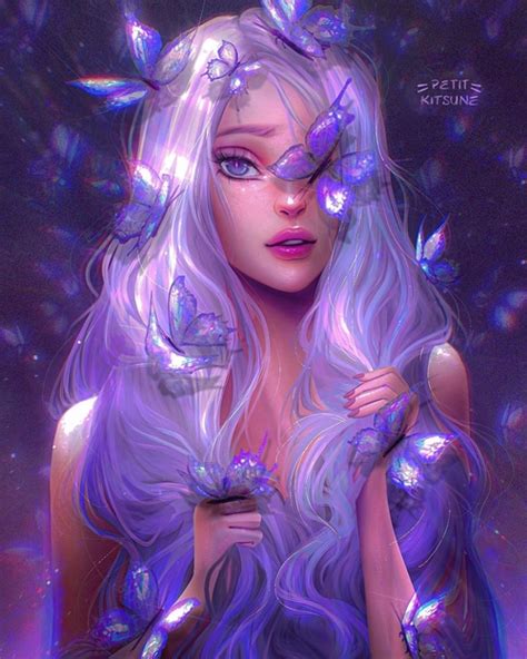 Artwork Women Butterfly Hd Phone Wallpaper Rare Gallery