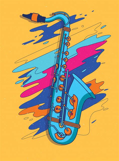 Saxaphone Vector 261500 Vector Art At Vecteezy