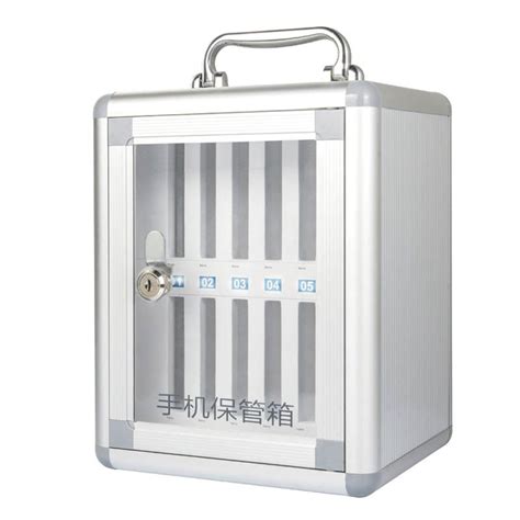 Glosen Aluminum Lockable Mobile Phone Lock Box B1212 Glosen