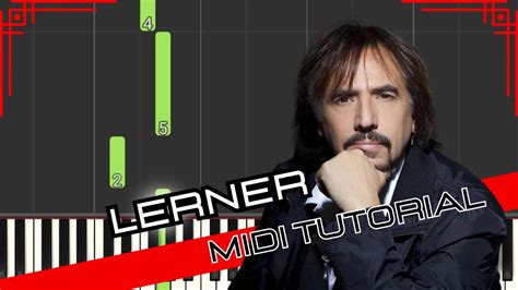 No Hace Falta Que Lo Digas Lerner Midi Tutorial Piano Cover Youtube