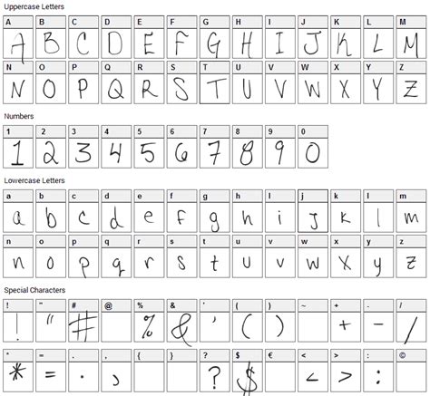 Hannahs Messy Handwriting Font Download Fonts4free