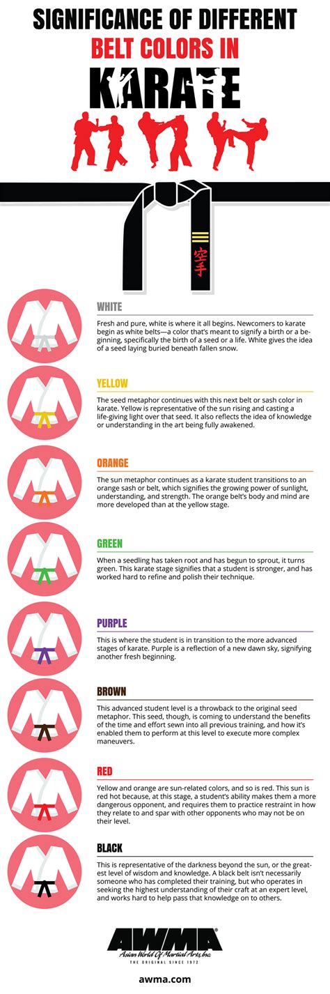 Significance Of Different Belt Colors In Karate By Awma1 On Deviantart