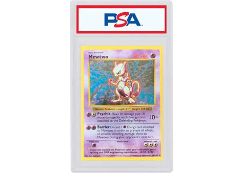 Mewtwo Holo 1999 Pokemon Tcg Base Set Shadowless 10 102 1999