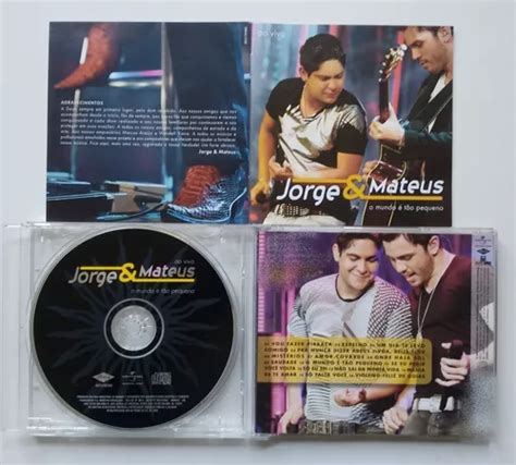 Jorge And Mateus Cd Nac Usado O Mundo É Tão Pequeno Ao Vivo Mercadolivre