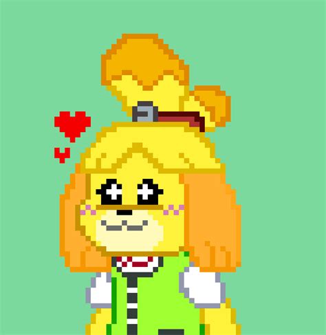 Isabelle Pixel Art By Superaxds On Newgrounds