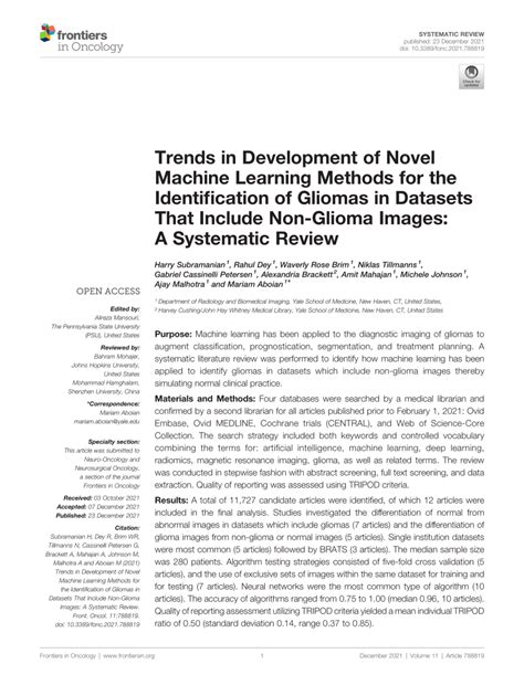 pdf trends in development of novel machine learning methods for the