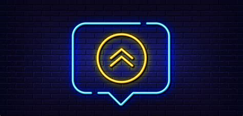 Swipe Up Button Line Icon Scrolling Arrow Sign Vector Image