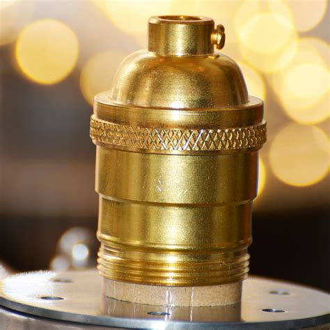 Uno Keyless Light Socket Unfinished Brass