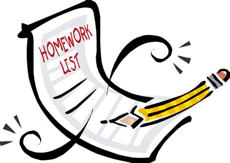 Student Homework Valley View School Bayberry Homework Free Clipart