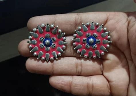 Oxidised Earrings In Brass Metal At ₹ 110 Piece Oxidized Earring In Jaipur Id 2850223596448