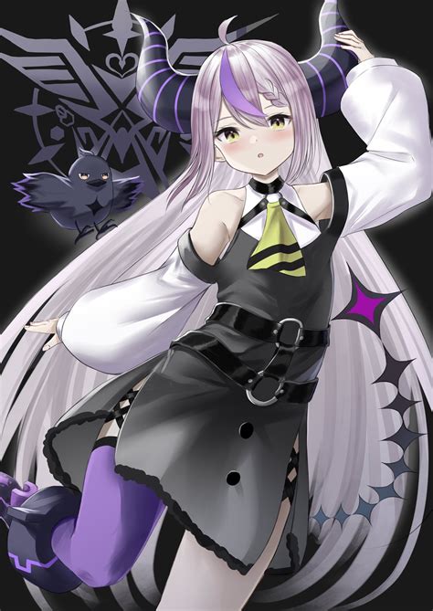 La Darknesss Crow And La Darknesss Hololive Drawn By Natsuki