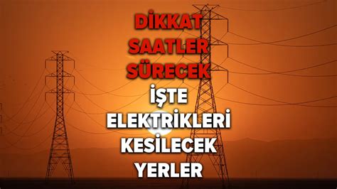 İstanbul da büyük elektrik kesintisi BEDAŞ Şubat Cumartesi elektrik kesintilerinin