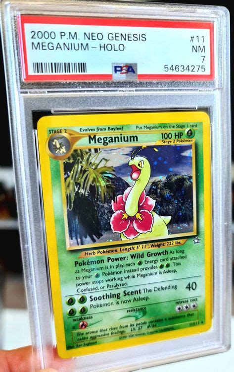 Meganium Holo Neo Genesis Psa 7 Kaufen Auf Ricardo