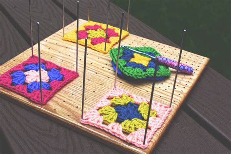 Just Be Happy Granny Square Blocker