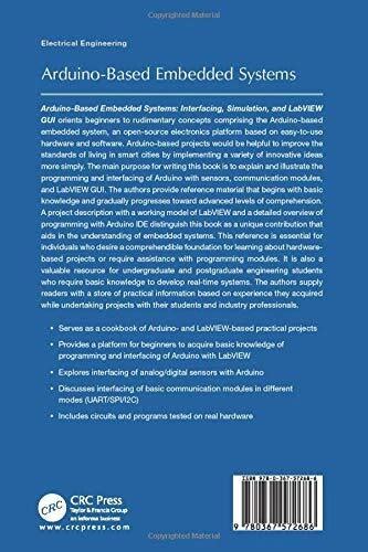 ARDUINO BASED EMBEDDED SYSTEMS Interfacing Simulation And LabVIEW GUI By Bhupen