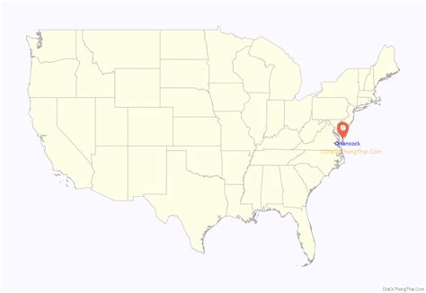 Map Of Onancock Town Thong Thai Real