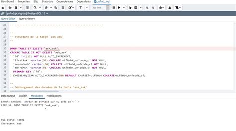 Importer Fichier Sql Dans Postgresql Fauat Il Le Faire Avec Pgadmin