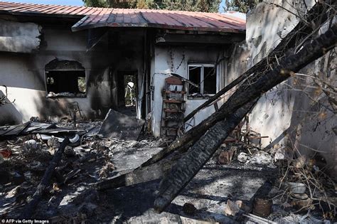 Inside The Scorched Remains Of Autistic Girls Home Torched By Hamas