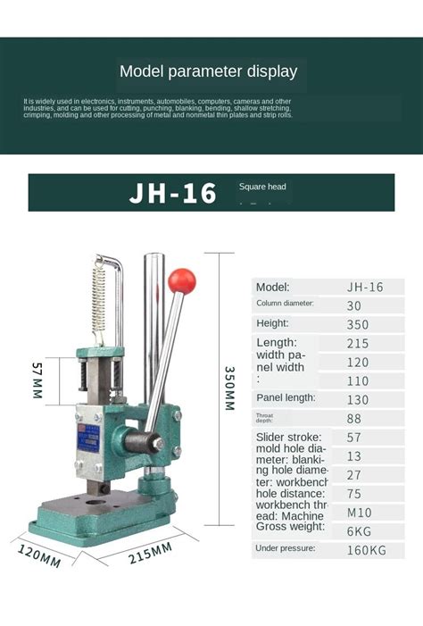 Jh16 Jr16 Hand Press Machine Manual Presses Machi Vicedeal