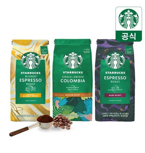 몰 스벅 원두 200g 홀빈 4종 분쇄원두 5종 Starbucks 티몬