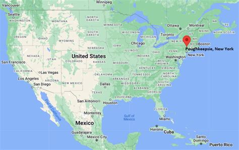 Where Is Poughkeepsie Ny Usa Location Map Of Poughkeepsie New York
