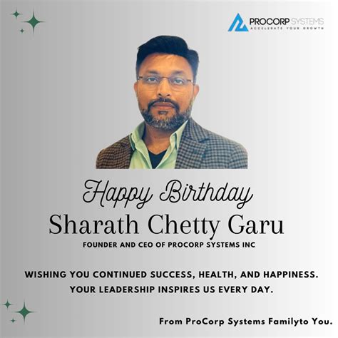 Sai Mahendra Vardhan Rednam On Linkedin Happy Birthday Sharath Chetty Garu Its A Pleasure