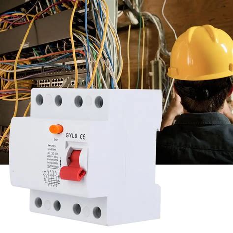 잔류 전류 차단기 4p 400v Ac 5060hz 25a 40a 63a Mcb 누설 방지 회로 차단기서킷 차단기 Aliexpress