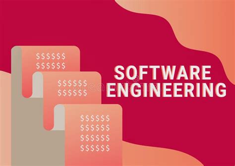 Sign Displaying Software Engineering Concept Meaning Program Development In Systematic